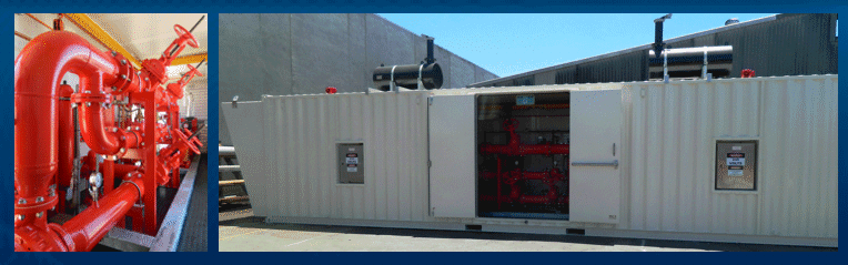 Dynapumps engineer Sea Container installation for Burrup