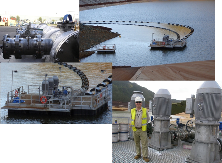 Vale-Inco Tailings Dam Barge - Dynapumps